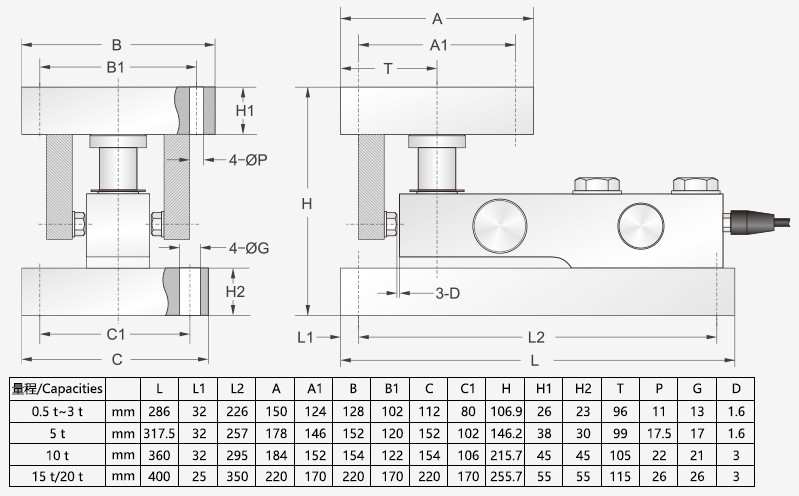 稱重模塊 SBT-CW / SBT(FB)-CW – dfwisdom 得豐實業有限公司